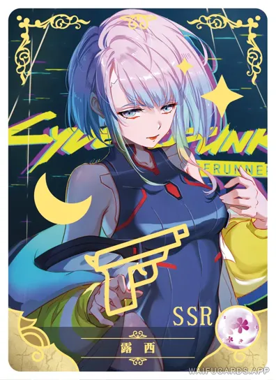 NS-02-M12 SSR-012 с Lucy (Cyberpunk Edgerunners) | WaifuCards