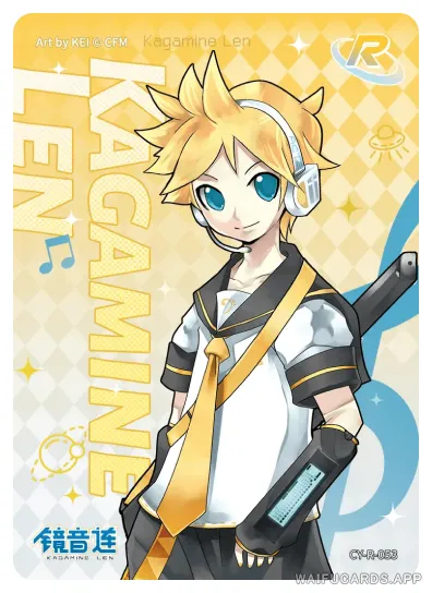vocaloid-T4W3 R-053 с Kagamine Len (Vocaloid) | WaifuCards